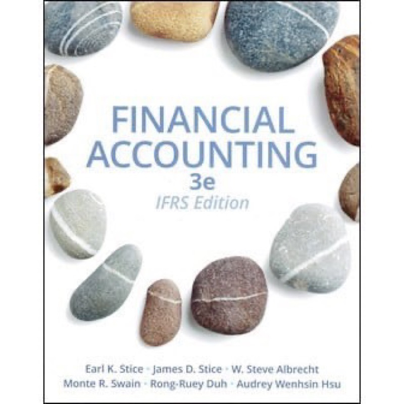 (可免運)Financial Accounting 3e IFRS Edition Stice | 蝦皮購物