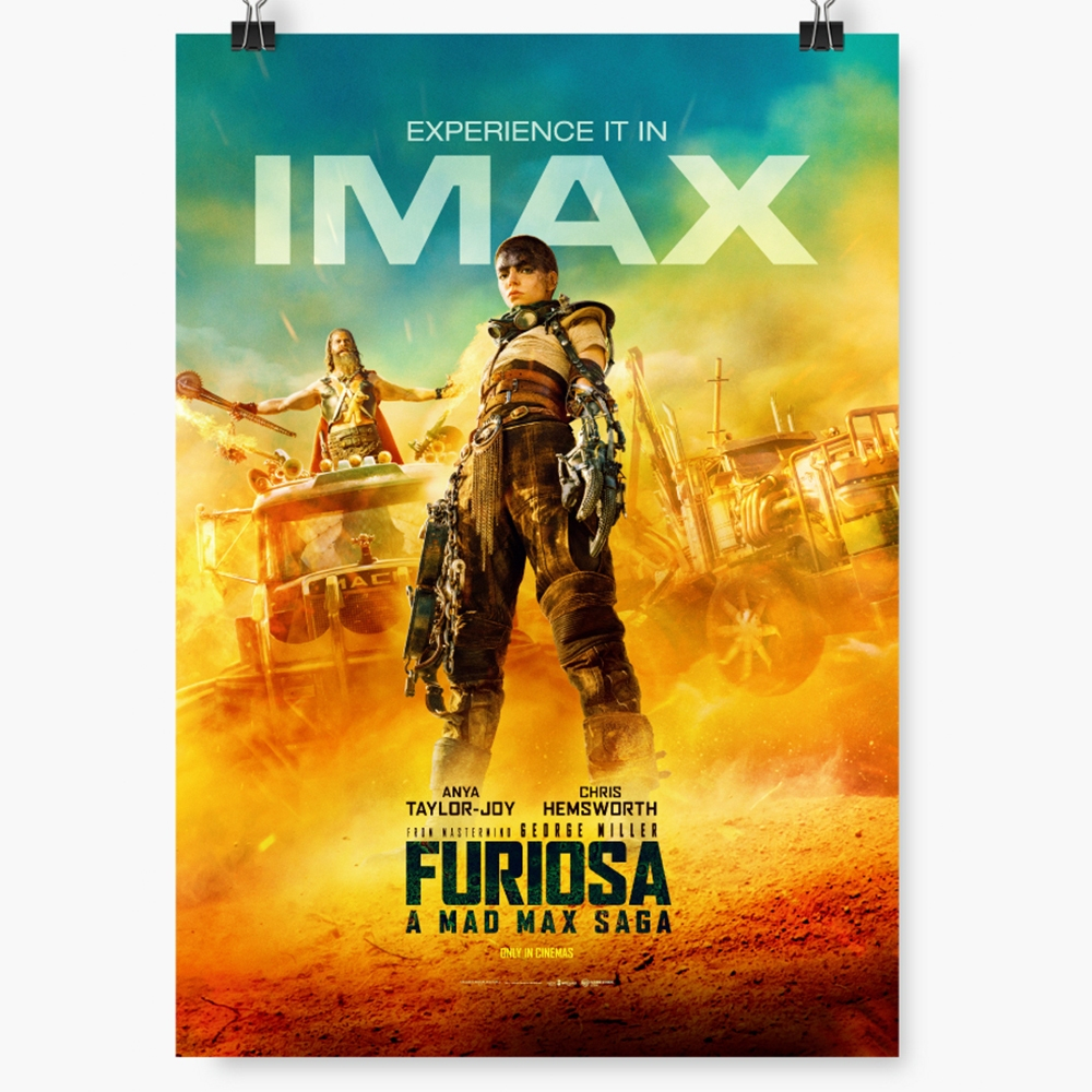 《芙莉歐莎：瘋狂麥斯 傳奇篇章》限量 A3 IMAX海報 威秀 | 蝦皮購物