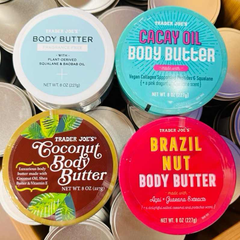 【Star代購】Trader Joe's Body Butter 椰子 巴西堅果 卡卡伊油 身體乳霜 身體乳 身體潤膚霜 | 蝦皮購物