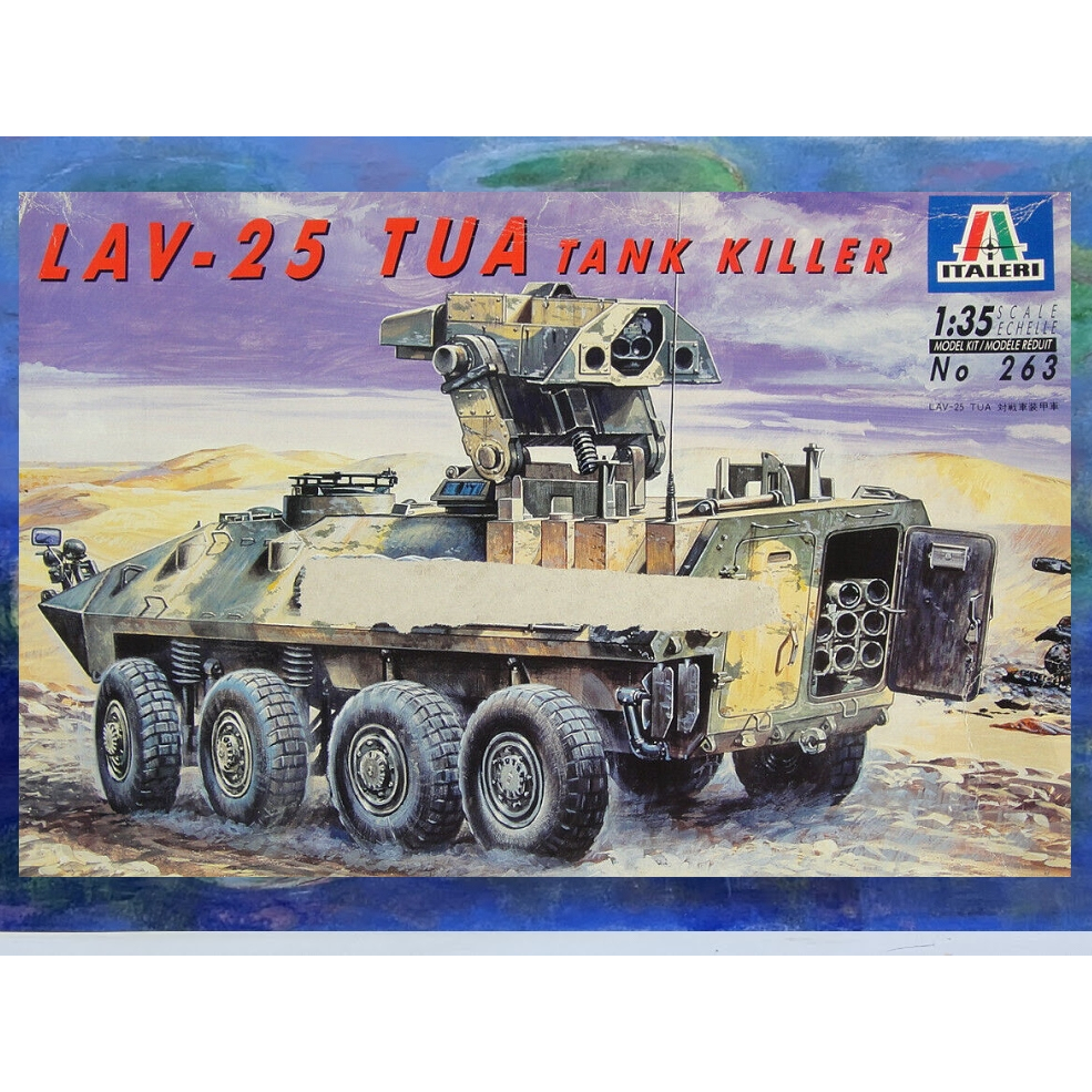 LAV-25 TUA 食人魚反装甲車 ITALERI 義大利成品模型 1：35 | 蝦皮購物