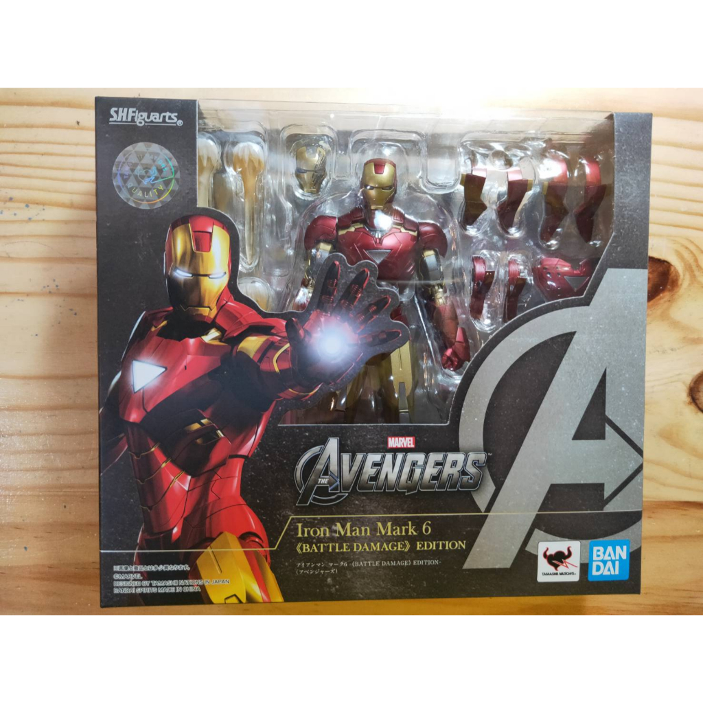 全新 SHF 鋼鐵人 戰損版 MK6 MARK6 S.H.Figuarts 馬克6 非 MK85 MK46 MK50 | 蝦皮購物