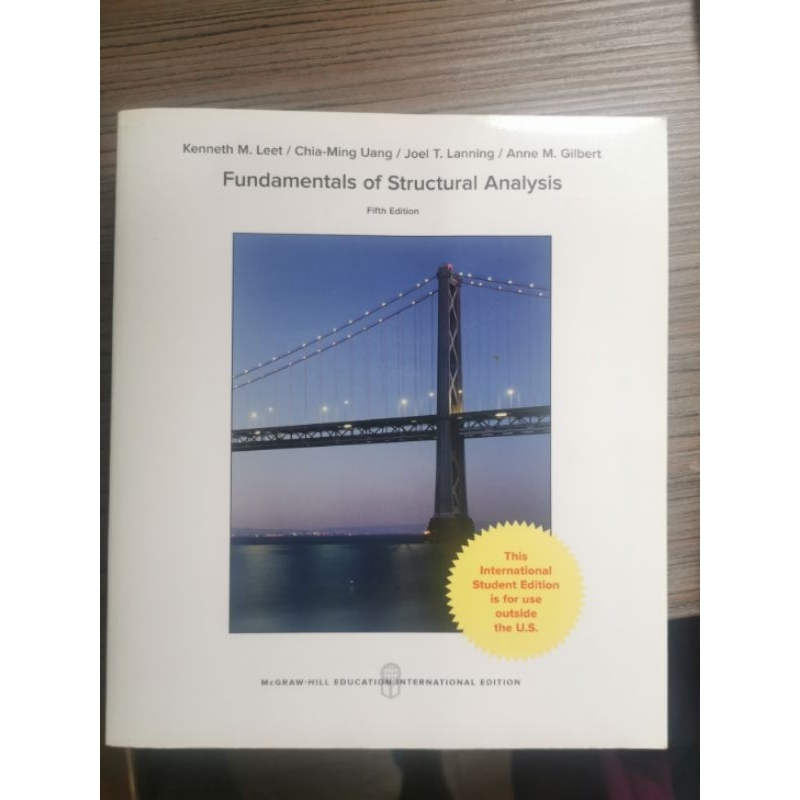 fundamentals of structural analysis fifth edition | 蝦皮購物