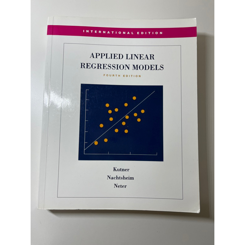 (二手書）applied linear regression models | 蝦皮購物