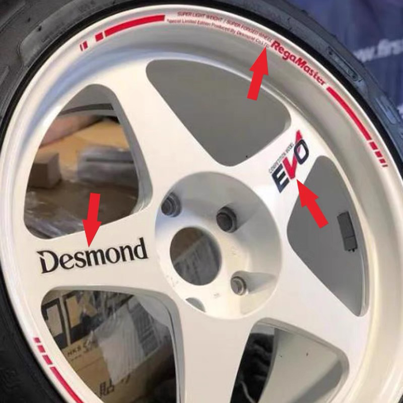 ）預購款）Desmond Regamaster EVO框貼紙整套 本田 k6 k8 EK EG EF | 蝦皮購物