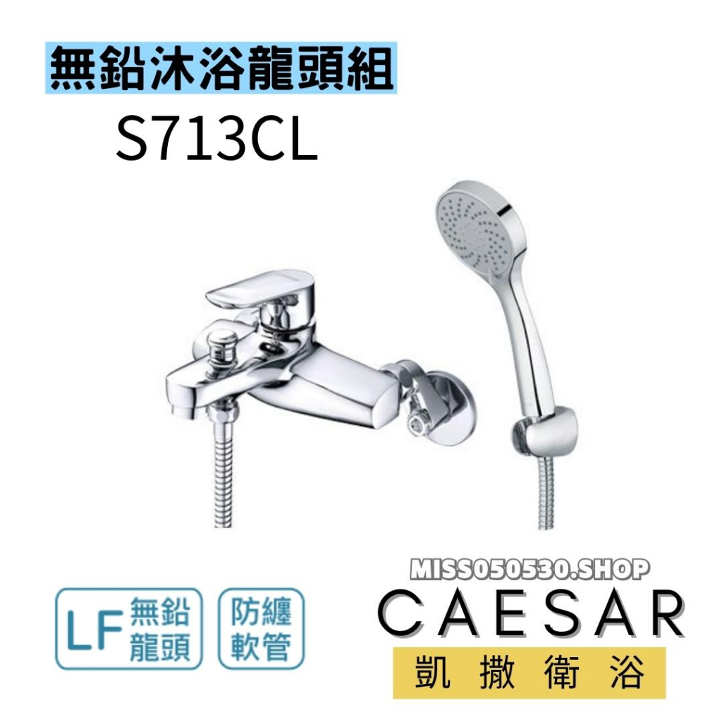 Caesar 凱撒衛浴 S713CL 無鉛蓮蓬頭 浴室蓮蓬頭 無鉛 節能蓮蓬頭 沐浴龍頭 | 蝦皮購物