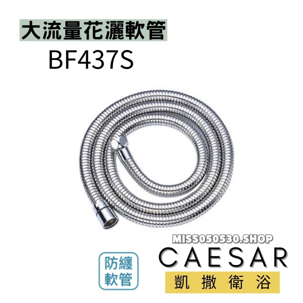 Caesar 凱撒衛浴 花灑軟管 BF437S 大流量 不鏽鋼沐浴軟管 ST軟管 洗澡軟管 鉻色軟管 浴用軟管 蓮蓬頭軟 | 蝦皮購物