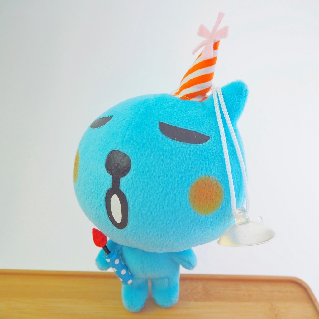 全新 2005年 qoo 有種果汁真好喝 藍色 布偶 懷舊 早期老物品味童趣收藏 | 蝦皮購物