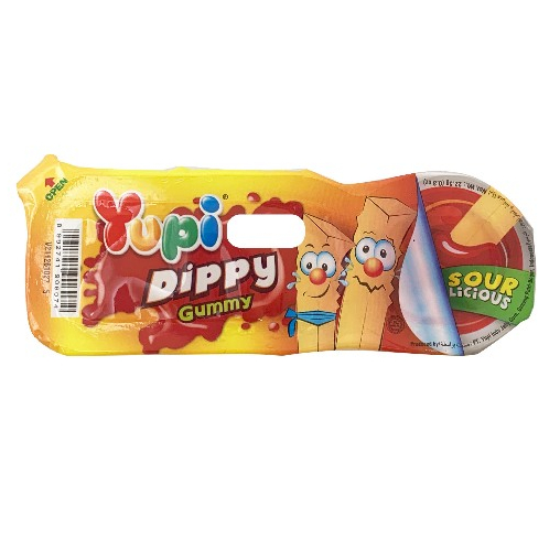 印尼 Yupi呦皮 QQ軟糖 單個 薯條沾醬 軟糖 22g | 蝦皮購物