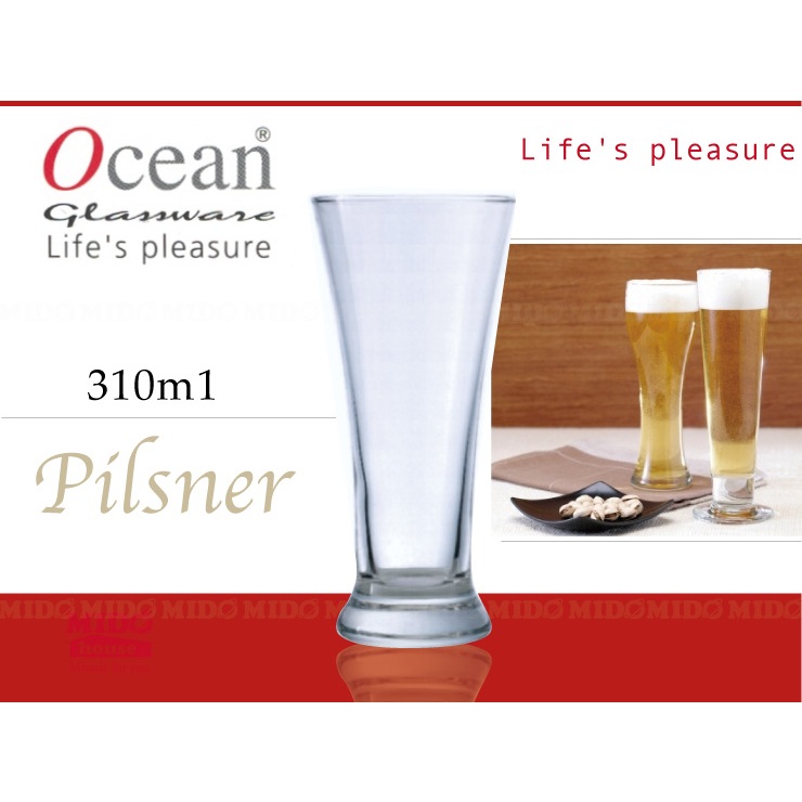 Ocean Pilsner 美式啤酒杯/玻璃杯 310ml | 蝦皮購物