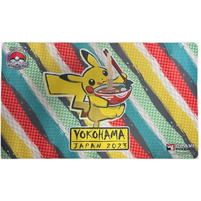 寶可夢卡牌 PTCG 2023橫濱世界賽 2023WCS 卡墊 牌墊 | 蝦皮購物