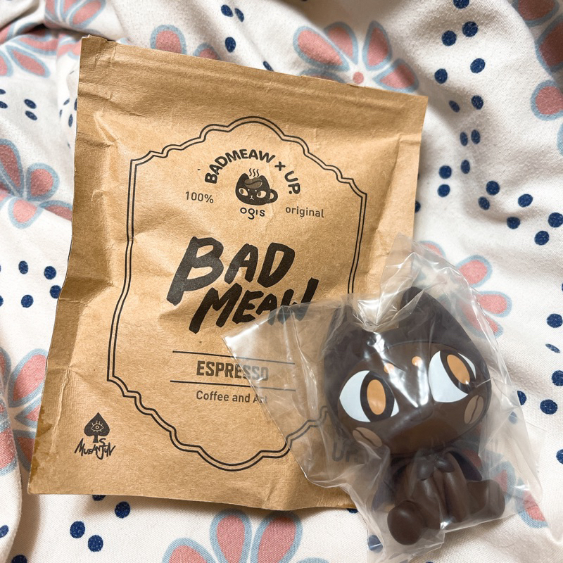 Unbox Bad meaw Espresso 蝙蝠貓 公仔 | 蝦皮購物