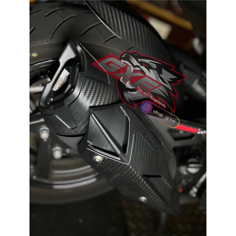 【GXE駿揚車業】 DRG MMBCU 曼巴 KOSO 防燙蓋 排氣管 排氣管防燙蓋 造型導風 卡夢DRG | 蝦皮購物