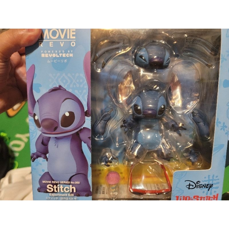 全新Disney正版Revoltech海洋堂Stitch星際寶貝626史迪奇 山口式 可動公仔 | 蝦皮購物