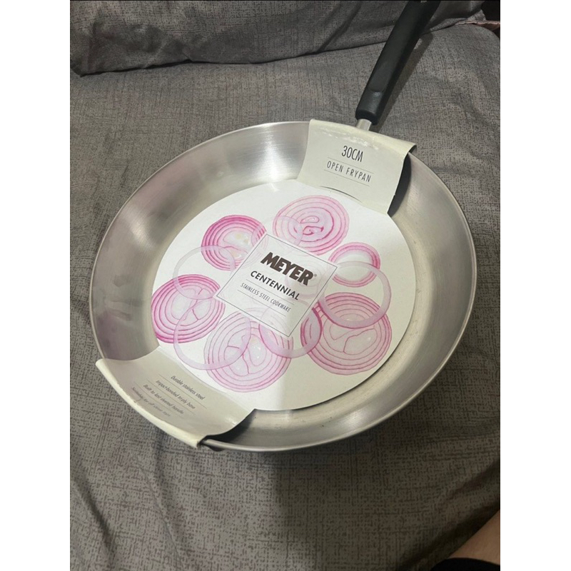 可議 ！meyer 百年鋼導磁單柄煎鍋 30cm | 蝦皮購物