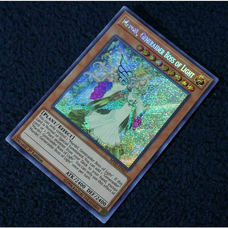 正版遊戲王 MYFI-EN027 美英1刷 斜鑽 光之王 馬魯戴魯X1(NM近美品)=DBMF-JP027 | 蝦皮購物