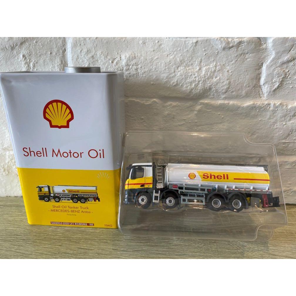 Tiny 微影 特別版機油包裝 Shell 殼牌 油罐車 賓士 Benz Antos | 蝦皮購物