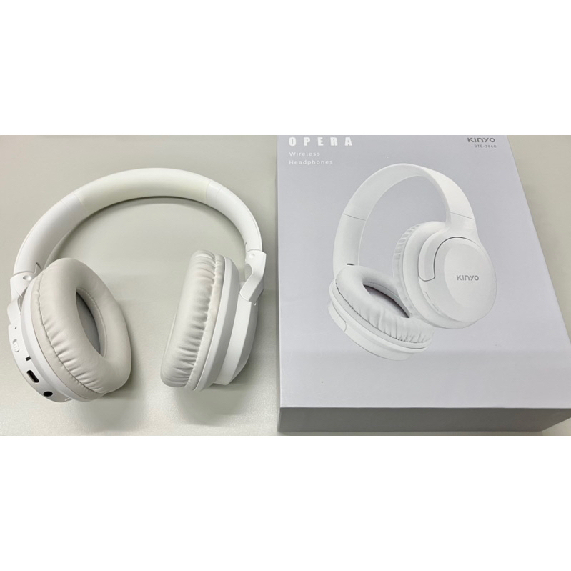 KINYO 無限藍芽頭戴式耳機 BTE-3860 含保證書 含音源線、Type C充電線 藍芽耳機 耳罩式耳機 無線耳機 | 蝦皮購物