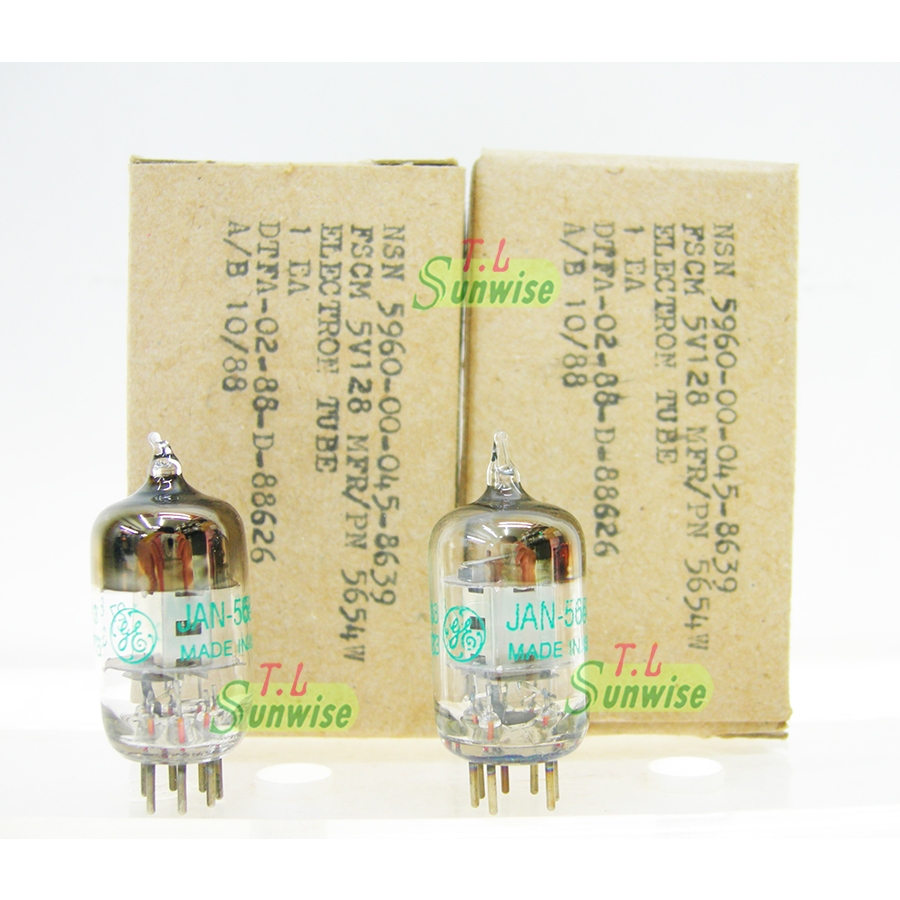 特殊軍規管 6AK5 ︽NO:61033 美國 GE JAN-5654W (NIB 1對真空管( 5654 中國 6J1 | 蝦皮購物