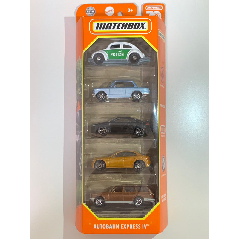 火柴盒Matchbox AUTOBAHN EXPRESS IV 5車組 ALFA ROMEO AUDI TT HKY22 | 蝦皮購物