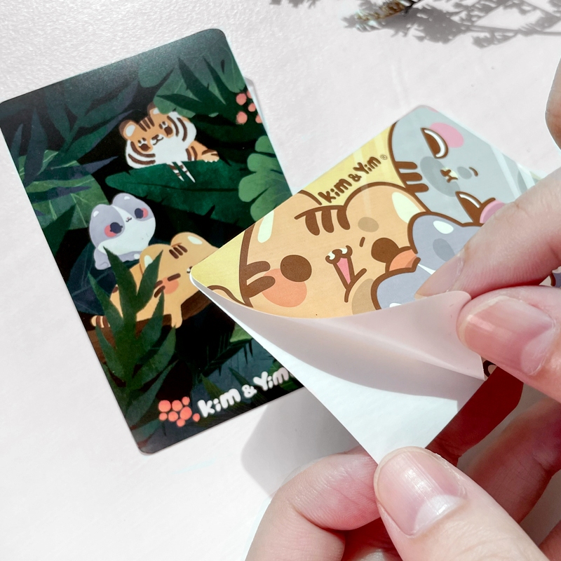 【Kim&Yim 金銀喵】悠遊卡貼紙組 | 蝦皮購物