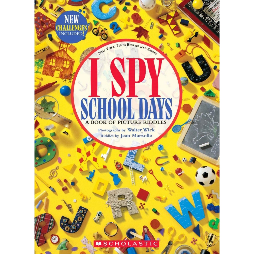 I Spy School Days: A Book of Picture Riddles / Scholastic出版社旗艦店 | 蝦皮購物