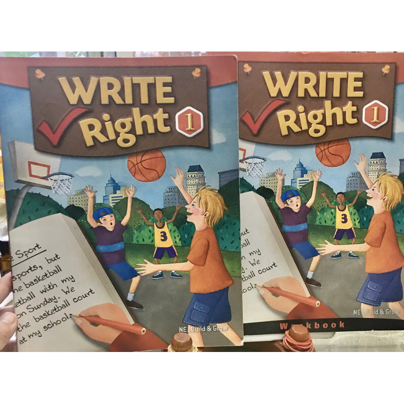 二手書 原裝進口 “WRITE Right 1 “教你如何一步一步正確英文寫作 第一輯 習作無書寫無畫記 課本極書寫三處 | 蝦皮購物