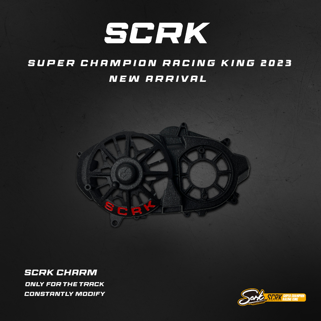 ⚇兵工廠⚇ SCRK KRV 輕量化 結晶傳動外蓋 散熱型 鏤空 傳動蓋 外蓋 個性化 黑色 結晶 改裝 光陽 180 | 蝦皮購物