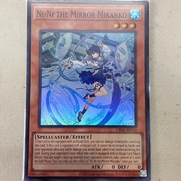 【卡牌魔女】現貨 亞英 CR01-AE190 (亮面) 鏡之御巫 寧寧 搜DBAD-JP026 亞洲英文版 | 蝦皮購物