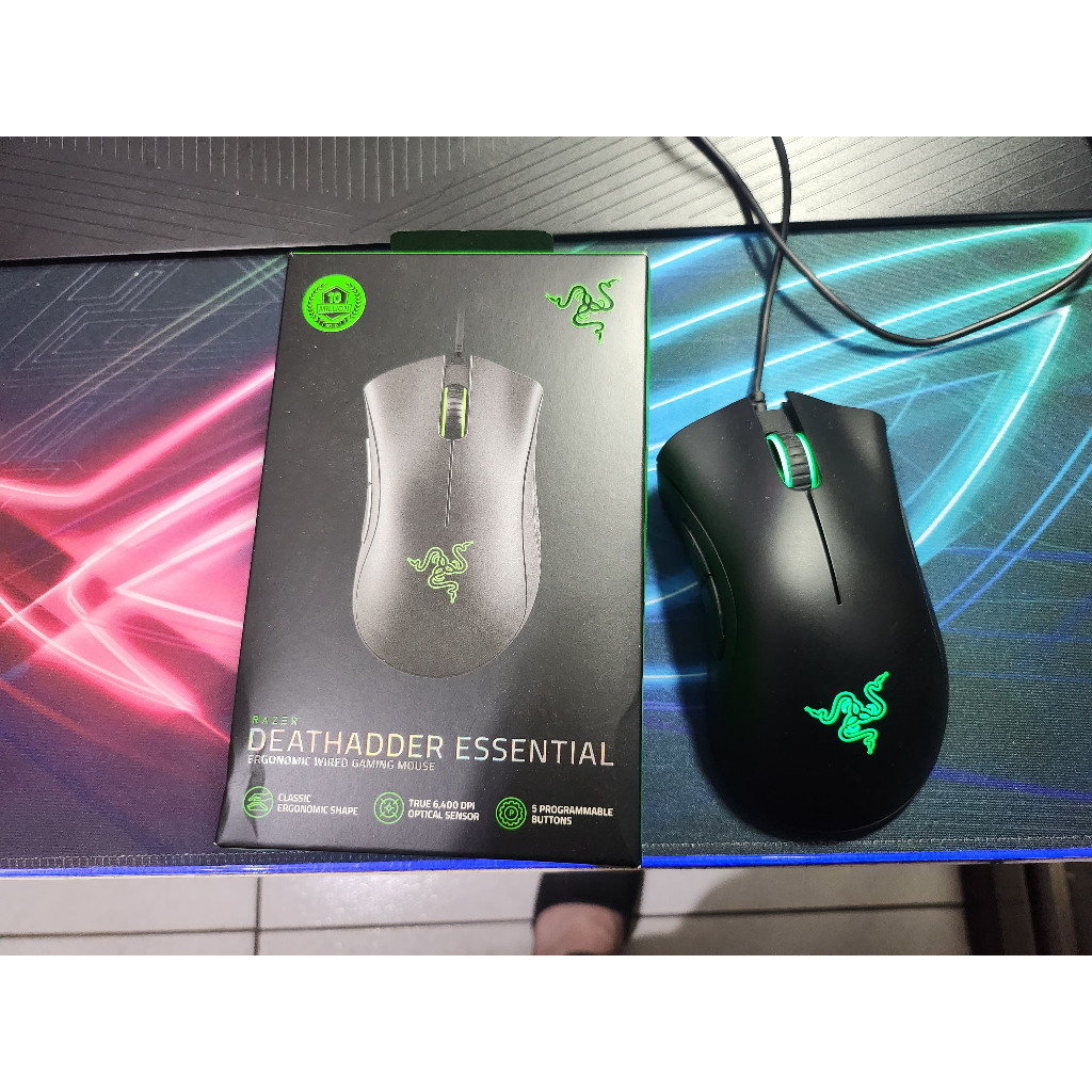 雷蛇Razer標準版電競滑鼠RZ01-0385 | 蝦皮購物
