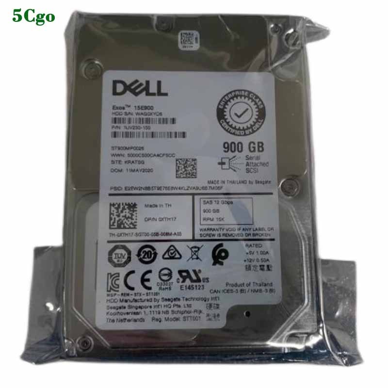 5Cgo【含稅】Dell/戴爾 ST900MP0026 0XTH17 900GB SAS 15K 12G 2.5寸伺服器 | 蝦皮購物