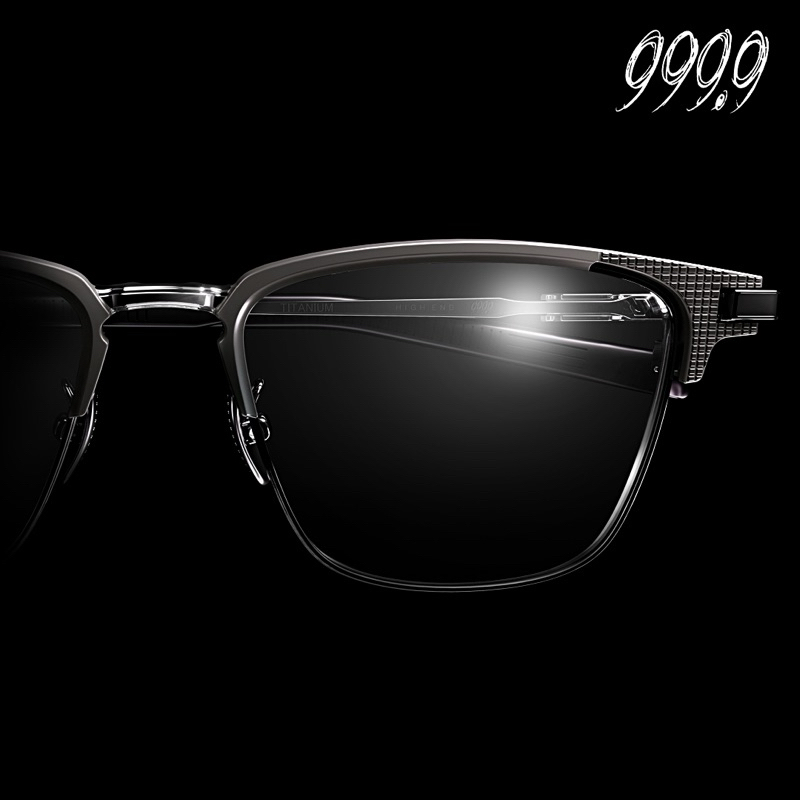 供應日本 999.9 眼鏡 S-02T H 12 (黑/鐵灰) 風間公親-教場0- 木村拓哉劇中配戴色 | 蝦皮購物