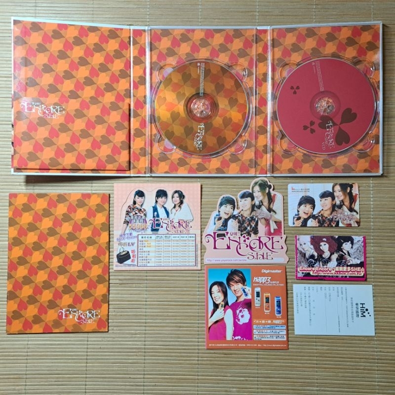 [小吳唱片]S.H.E 專輯 安可 encore CD+VCD 附小卡點數卡來電答鈴卡立牌DM冊歌迷卡等等 | 蝦皮購物