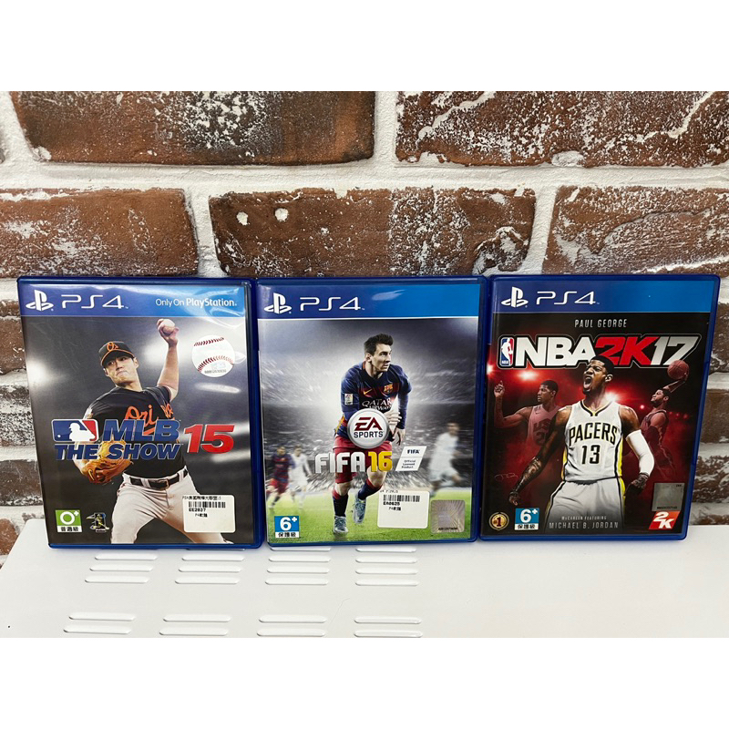 【PS4】NBA2K17 FIFA16 MLB15 三款PS4運動遊戲 | 蝦皮購物