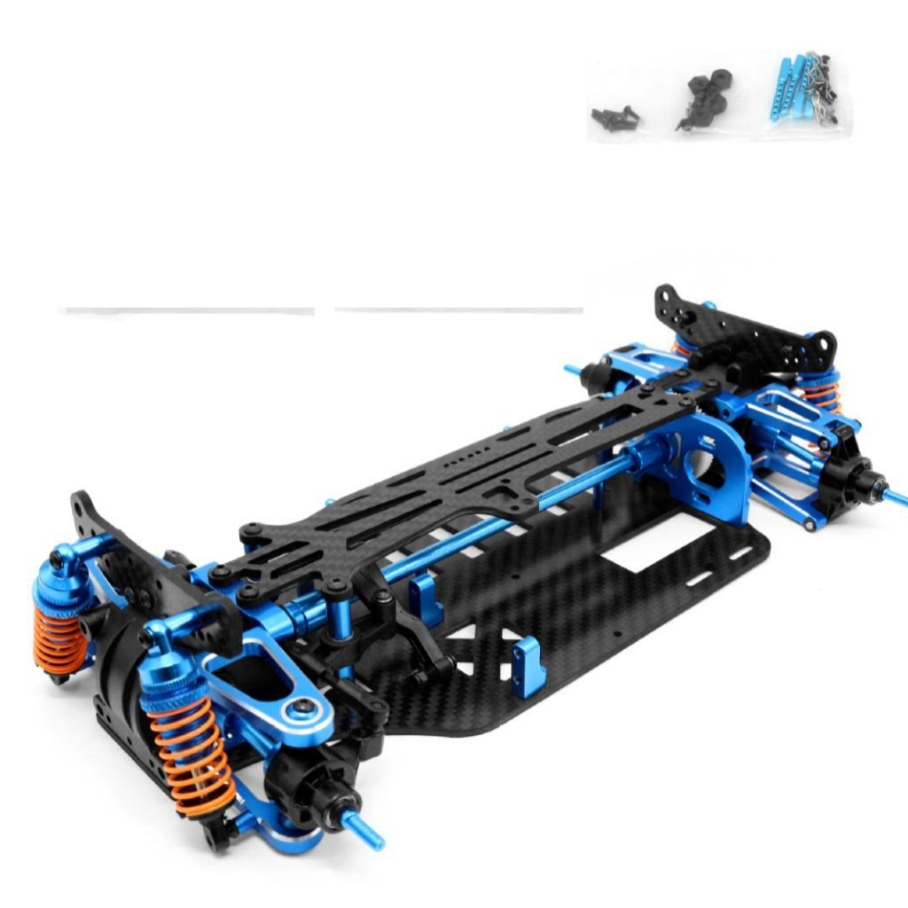 Tamiya 田宮改裝 1/10 TT01 TGS 碳纖维底盤+合金配件(合金擺臂)不含車殼不含電裝 | 蝦皮購物