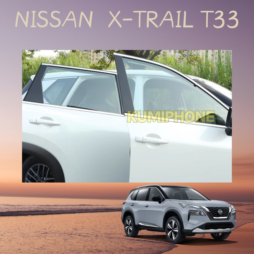 現貨 NISSAN XTRAIL T33 23年 專用 中柱貼 鋼琴黑 3M背膠 | 蝦皮購物
