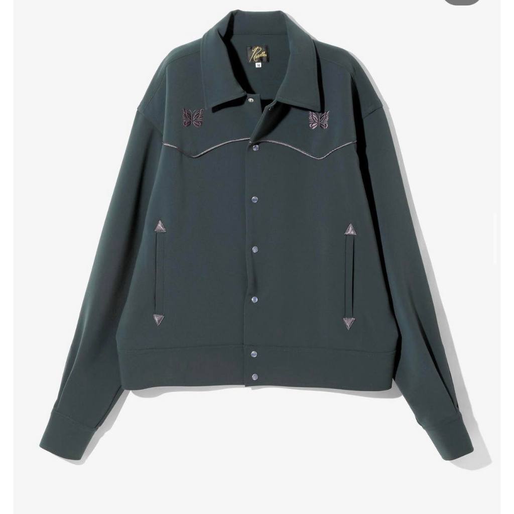 NEEDLES FW23 Collection Piping Cowboy Jacket - Green | 蝦皮購物
