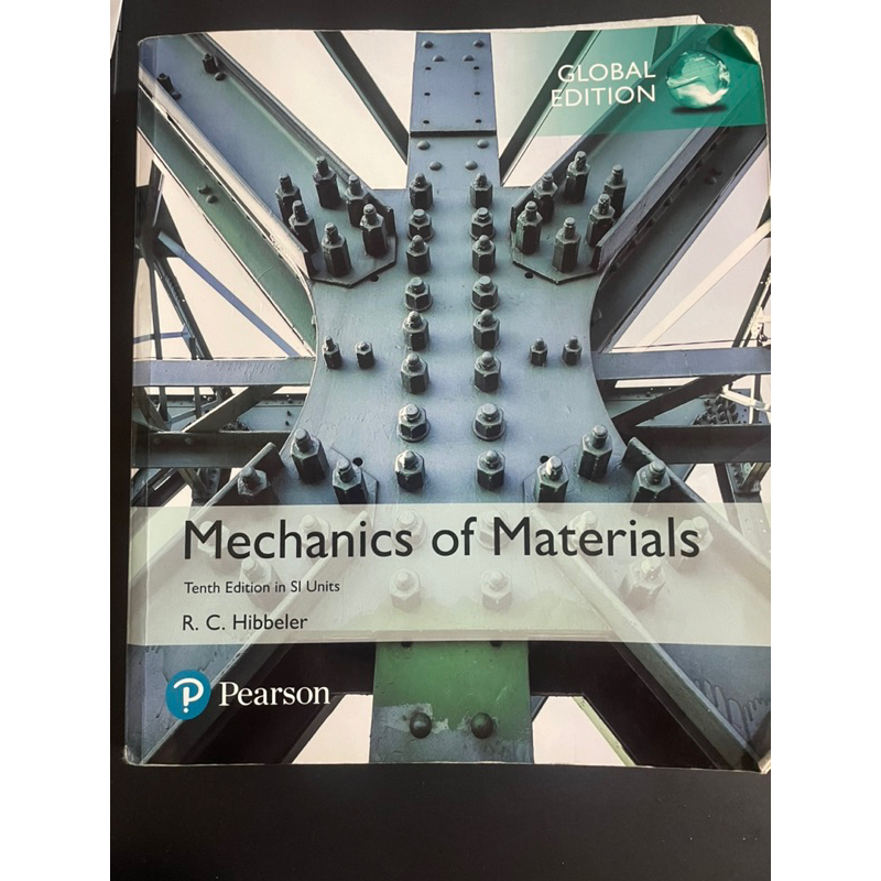 材料力學 pearson MECHANICS OF MATERIALS 10/E (SI-2018) | 蝦皮購物