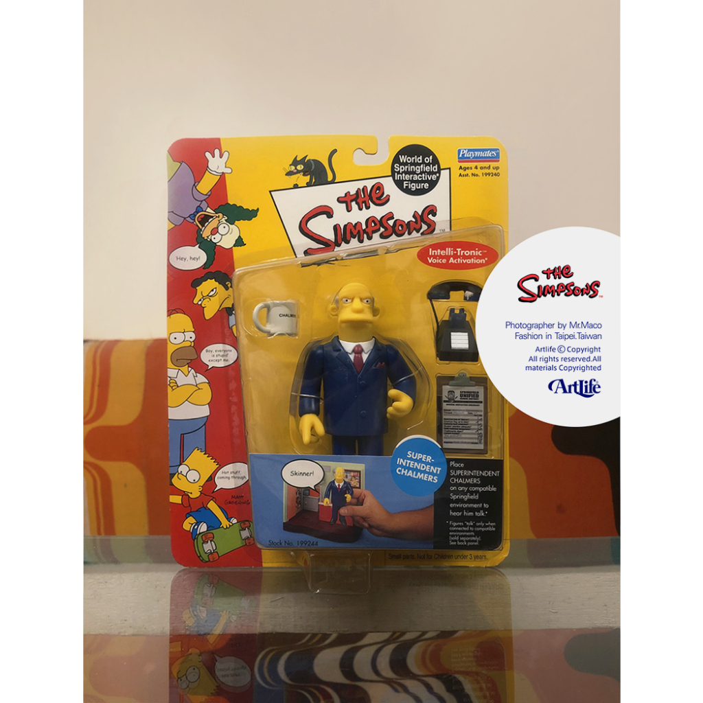 Artlife ㊁ Playmates 2002 SIMPSONS CHALMERS 辛普森 斯金納校長 | 蝦皮購物