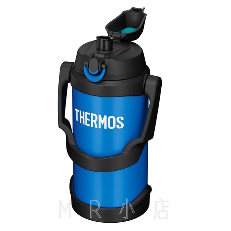 THERMOS 膳魔師 水瓶真空隔熱 運動水壺 2L 藍色 FJQ-2000-BL | 蝦皮購物