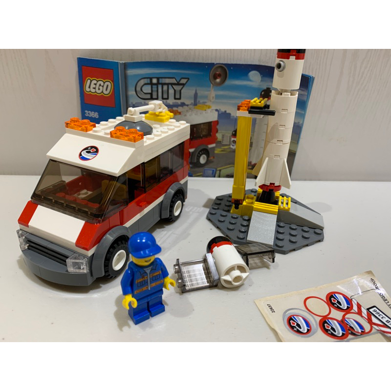 二手 樂高 LEGO 3366 城市系列 衛星發射台 | 蝦皮購物