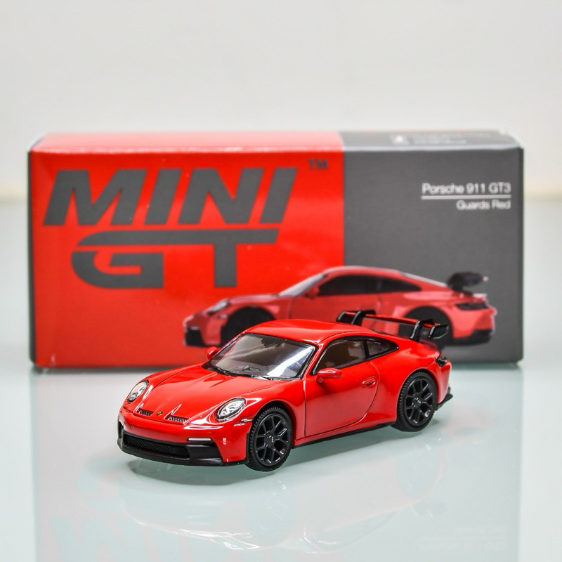 【台南現貨】全新 1/64 MINI GT 662 Porsche 911 GT3 紅 保時捷 模型車 里歐模玩 | 蝦皮購物
