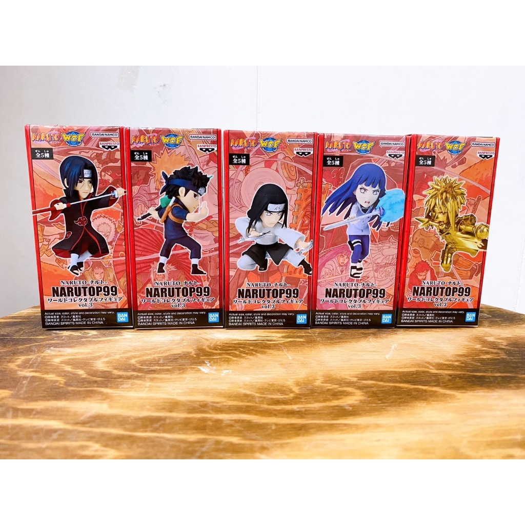 「Vic Toy」代理版 火影忍者 Naruto WCF Top 99 Vol.1/2 鹿丸 鼬 止水 寧次 雛田 單售 | 蝦皮購物