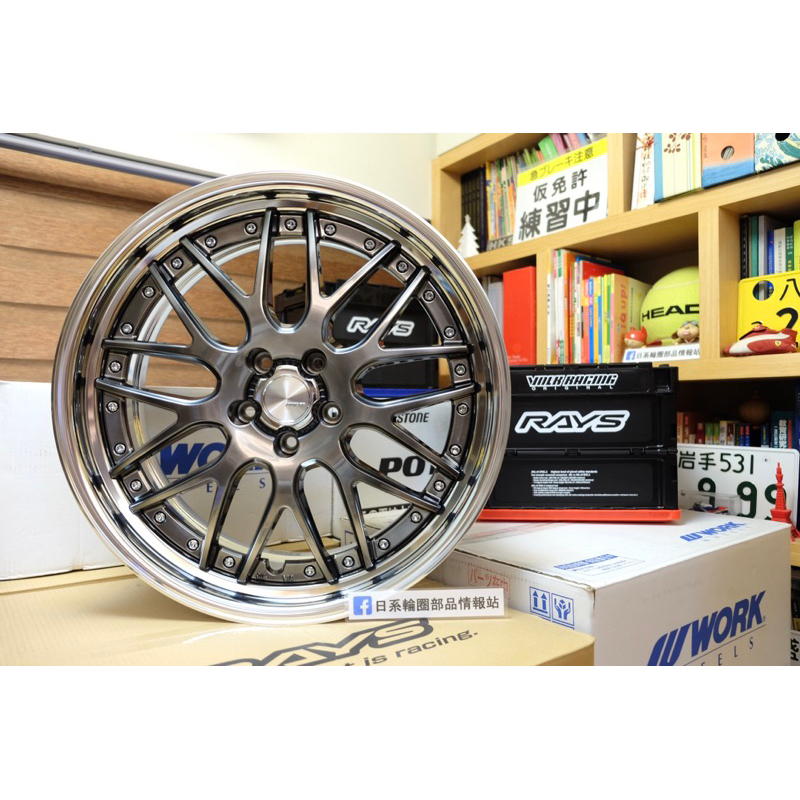 『已售出』20吋5/114.3 WORK LANVEC LM1 雙片熔接式鋁圈/輪框/輪圈 | 蝦皮購物