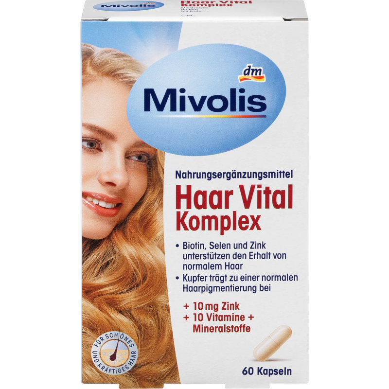特價 頭髮營養補充 DM Mivolis Haar Vital 一盒60粒 請直接下單哦 快速出貨 | 蝦皮購物