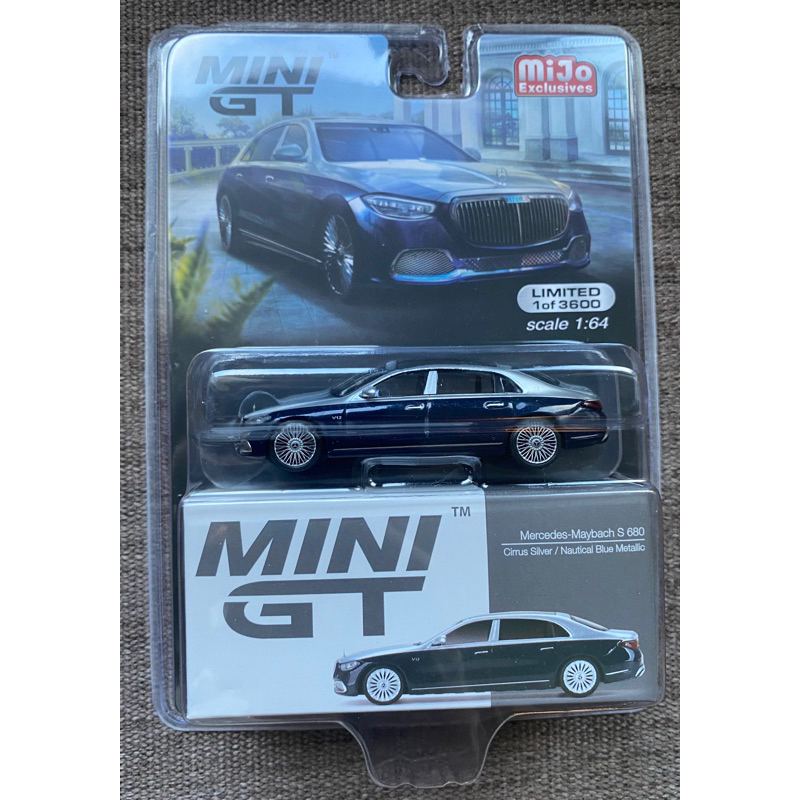 1/64 MINI GT 516 Mercedes Benz Maybach S 680 美版吊卡 | 蝦皮購物