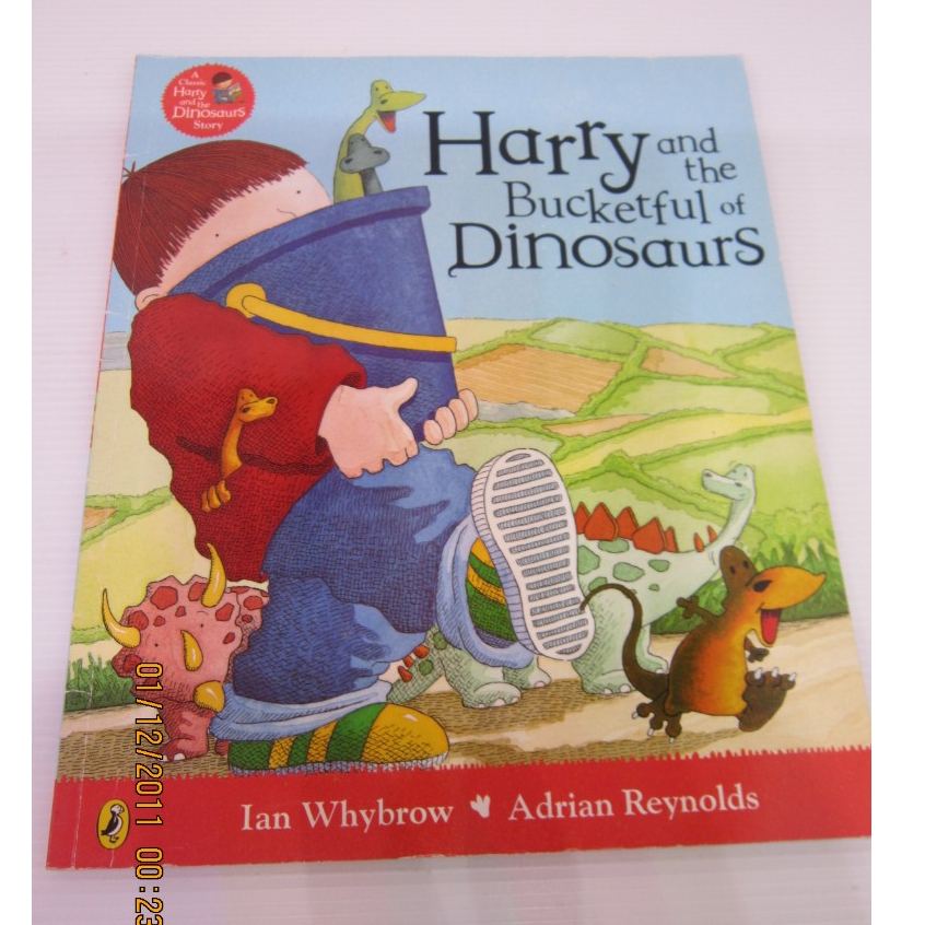 「二手書」Harry and the Bucketful of Dinosaurs 英文讀本 Ian Whybrow | 蝦皮購物