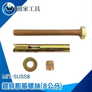 《頭家工具》壁虎螺絲 自攻螺絲 麻根塞 膨脹螺栓 雨棚 地面固定 MIT-SUSS8 水泥螺絲 膨脹螺絲 馬路牙子 螺絲 | 蝦皮購物