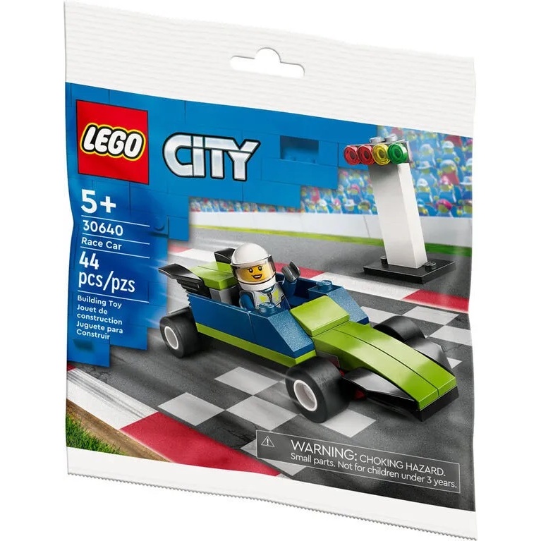 【積木樂園】樂高 LEGO 30640 CITY系列 賽車 Polybag | 蝦皮購物