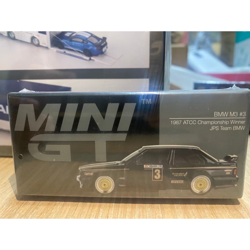 【QIYI SHOP】MINI GT 608 BMW M3 E30 #3 JPS Team 1987 ATCC 冠軍車 | 蝦皮購物