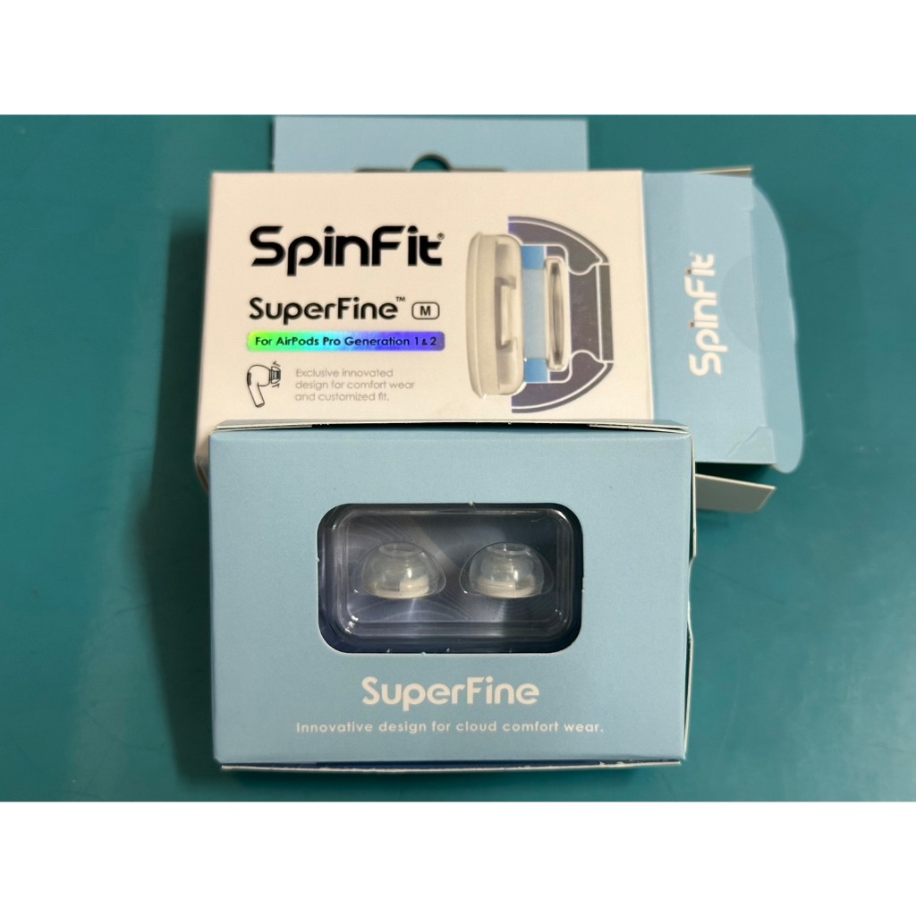 (近全新)SpinFit SuperFine Apple Airpods Pro 1/2 耳塞 M號新版(10609預定 | 蝦皮購物